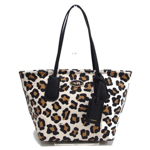 Coach | Bags | Coach Taxi Zip Ocelot Print Tote Bag Leopard | Poshmark